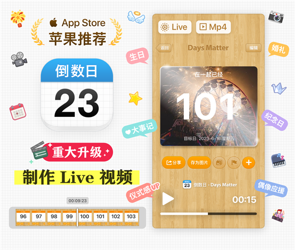 排名第一的倒數日APP！Days Matter 4.0版春節重磅釋出：2大超實用新功能上線 - 幫趣
